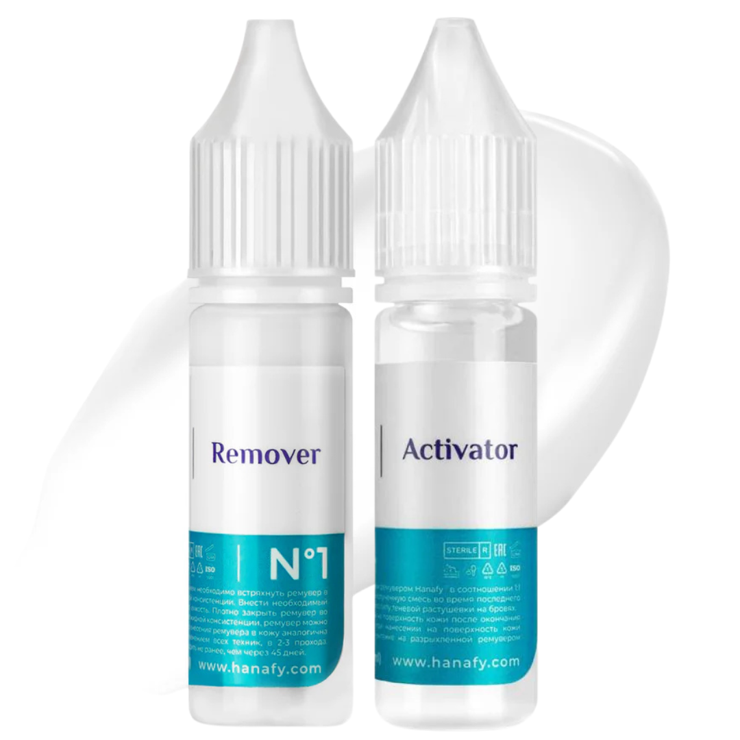 Hanafy Remover + Removal Activator Duo – ID Liner Pro PMU USA