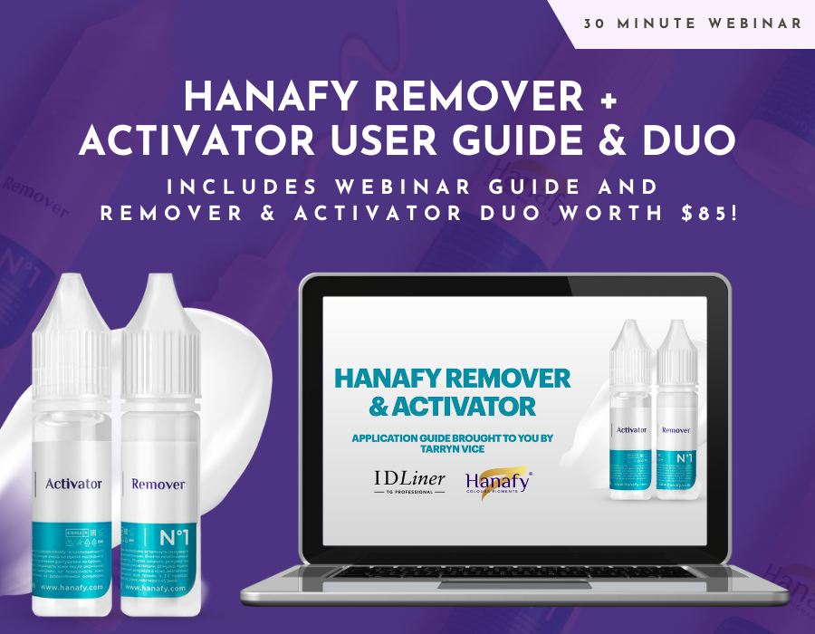 Hanafy Remover no.1 + Activator User Guide & Duo – ID Liner Pro PMU USA