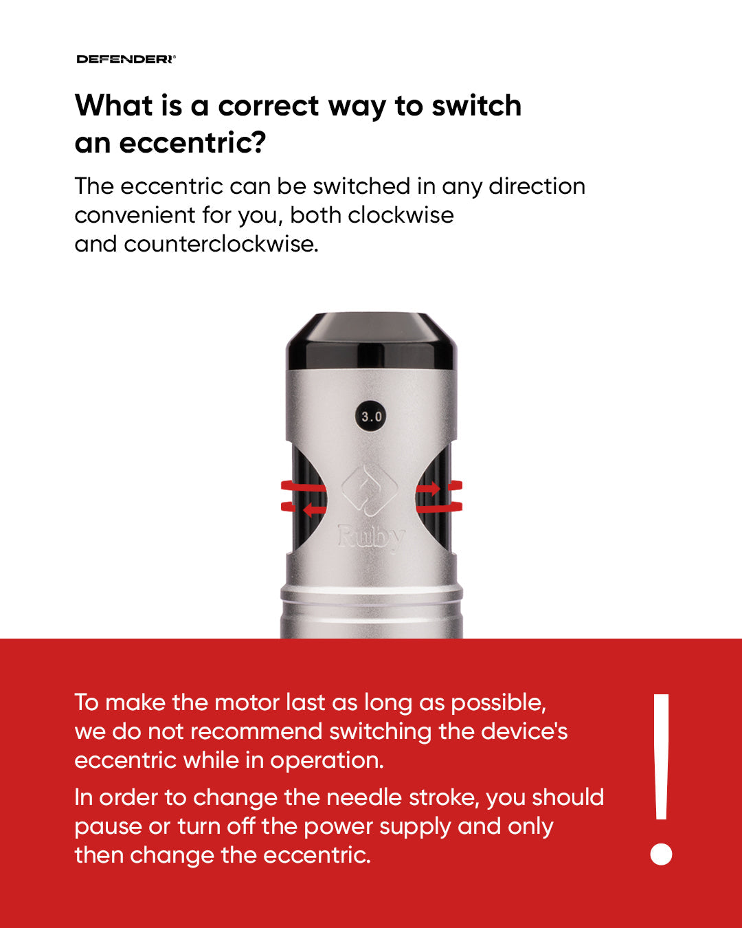 Defenderr Ruby PMU Machine – ID Liner Pro PMU USA