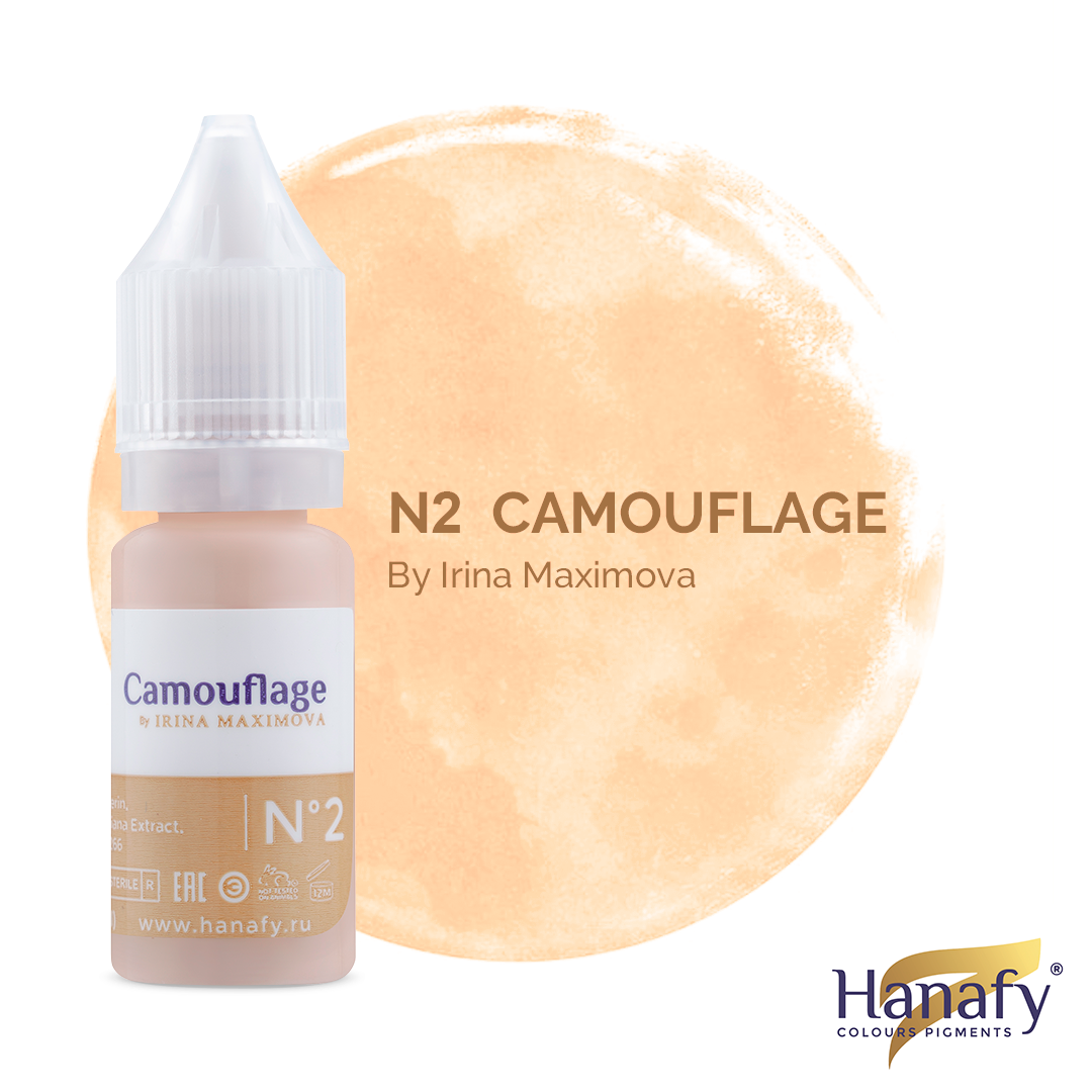 Camouflage Permanent Makeup Pigments | Hanafy - No.2 – ID Liner Pro PMU USA
